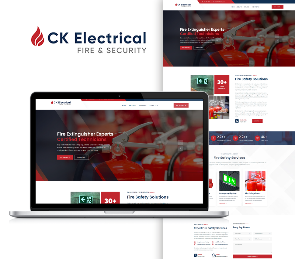 Fire Safety Website Design by Affordable Websites on Dribbble