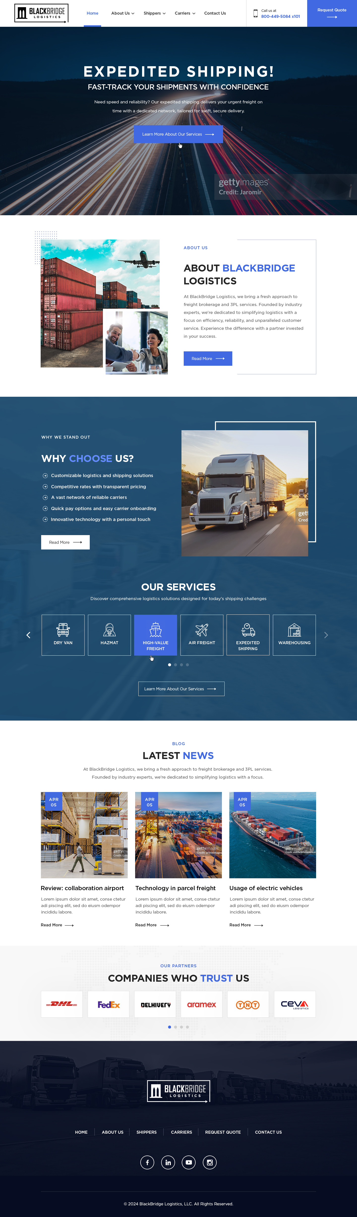 Logistics Website Templates designs, themes, templates and downloadable ...