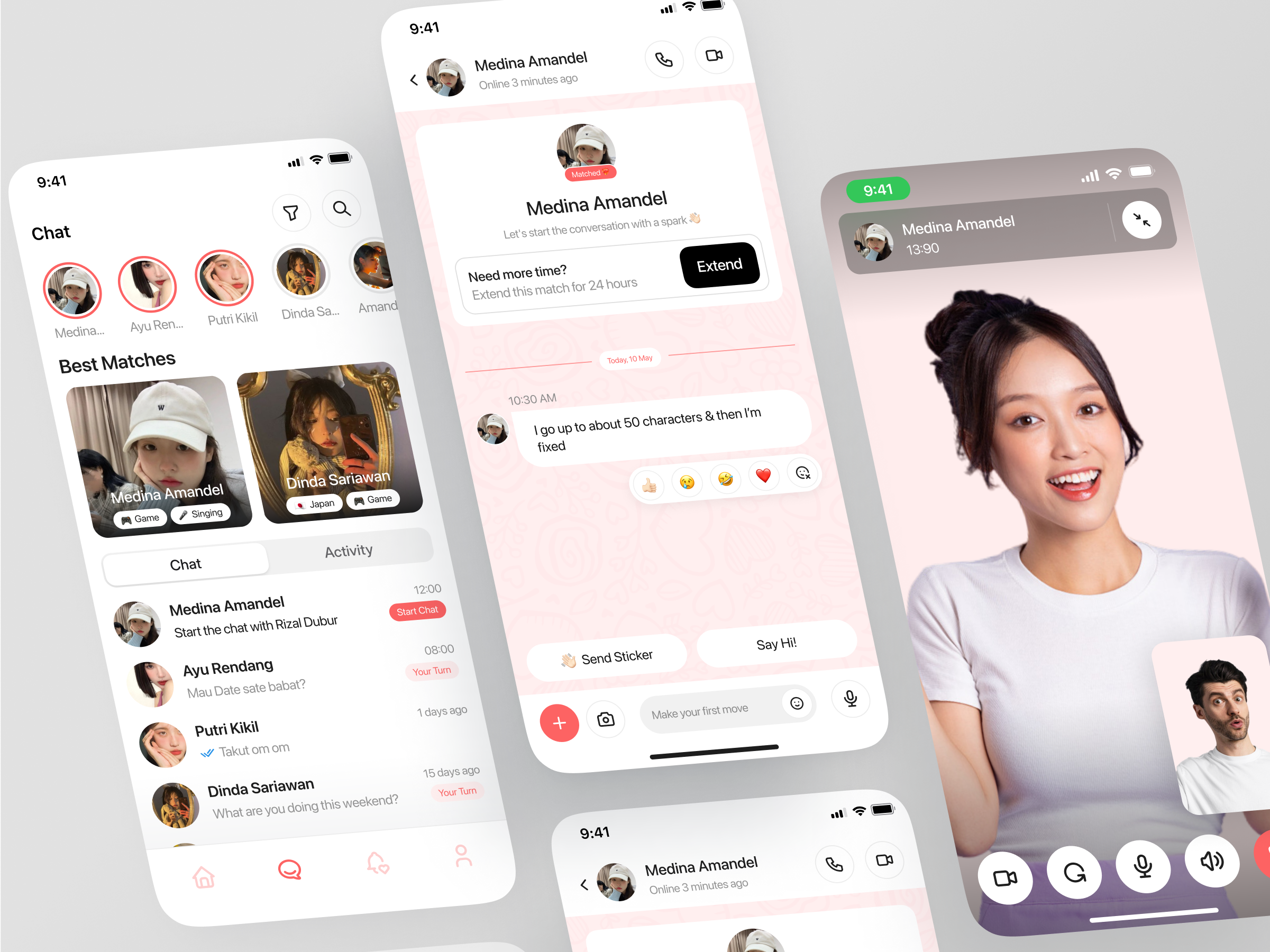 Sweprek Dating App - Chat Screen by BimGraph🐊 for Kretya Studio on Dribbble