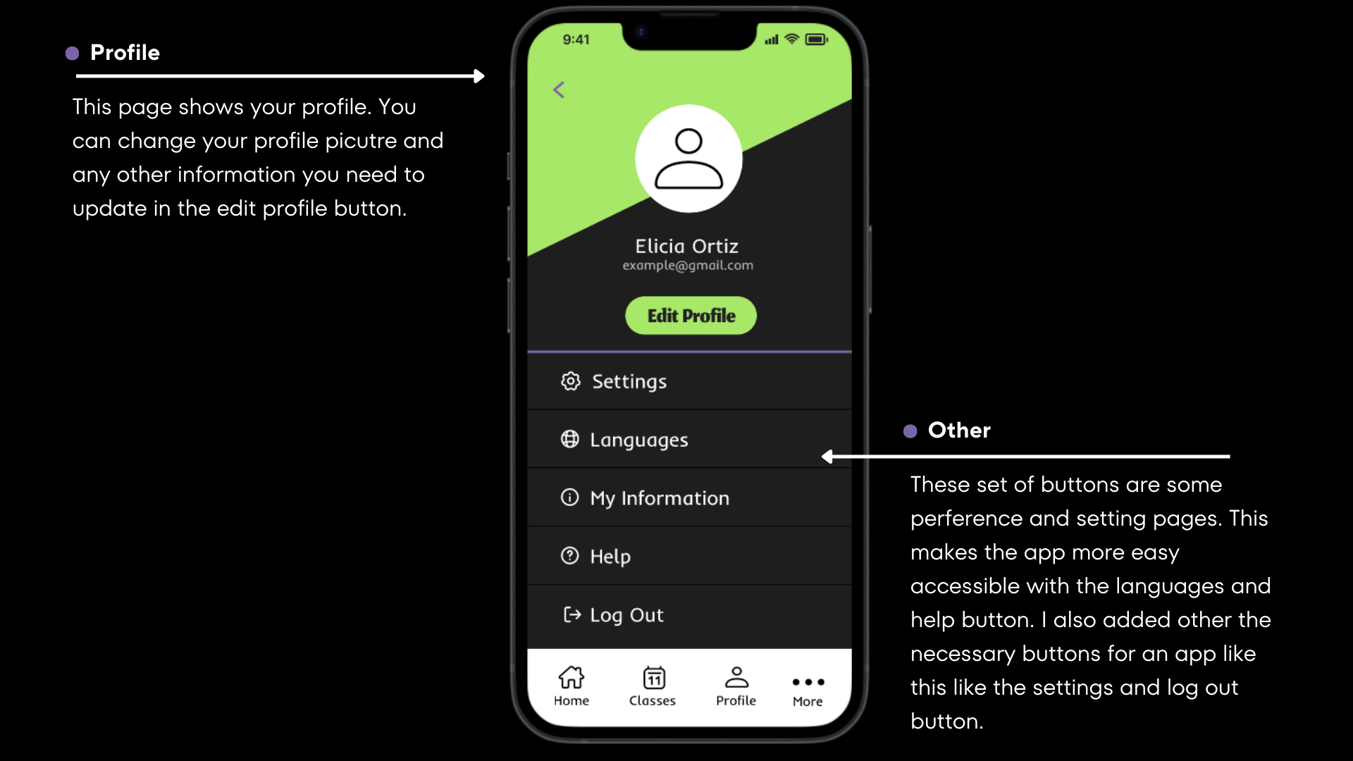 BGM Dance Studio App Redesign Project by Elicia Ortiz on Dribbble
