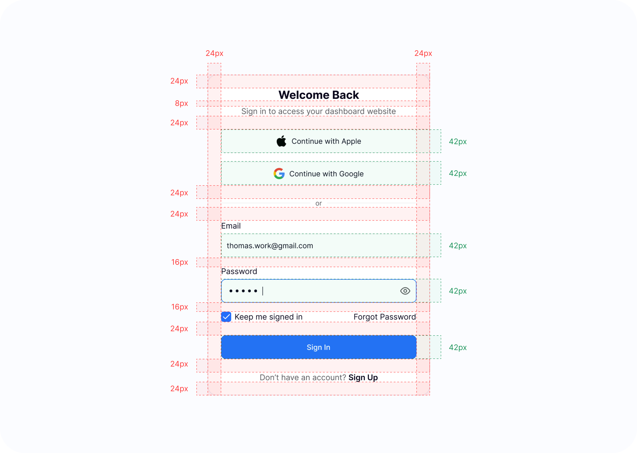 Sign In and Sign Up - UI Design by Yosef agil on Dribbble