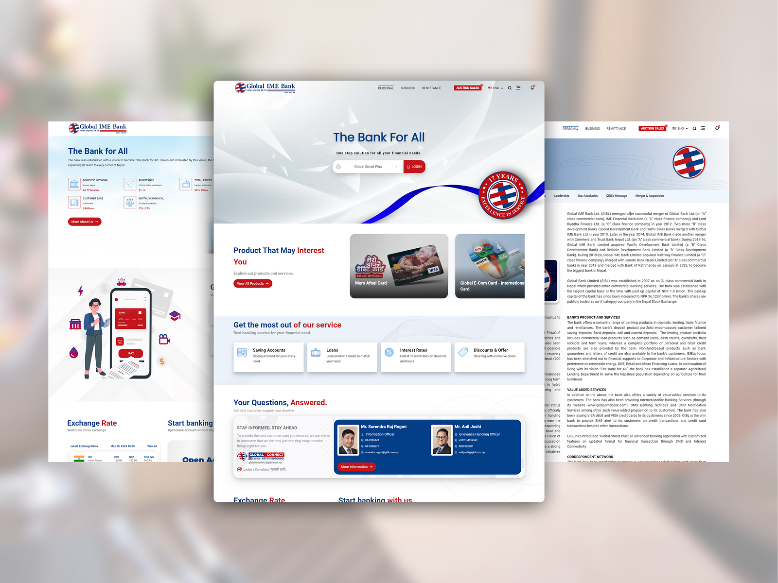 Global IME Bank by Bishal Ghimire on Dribbble