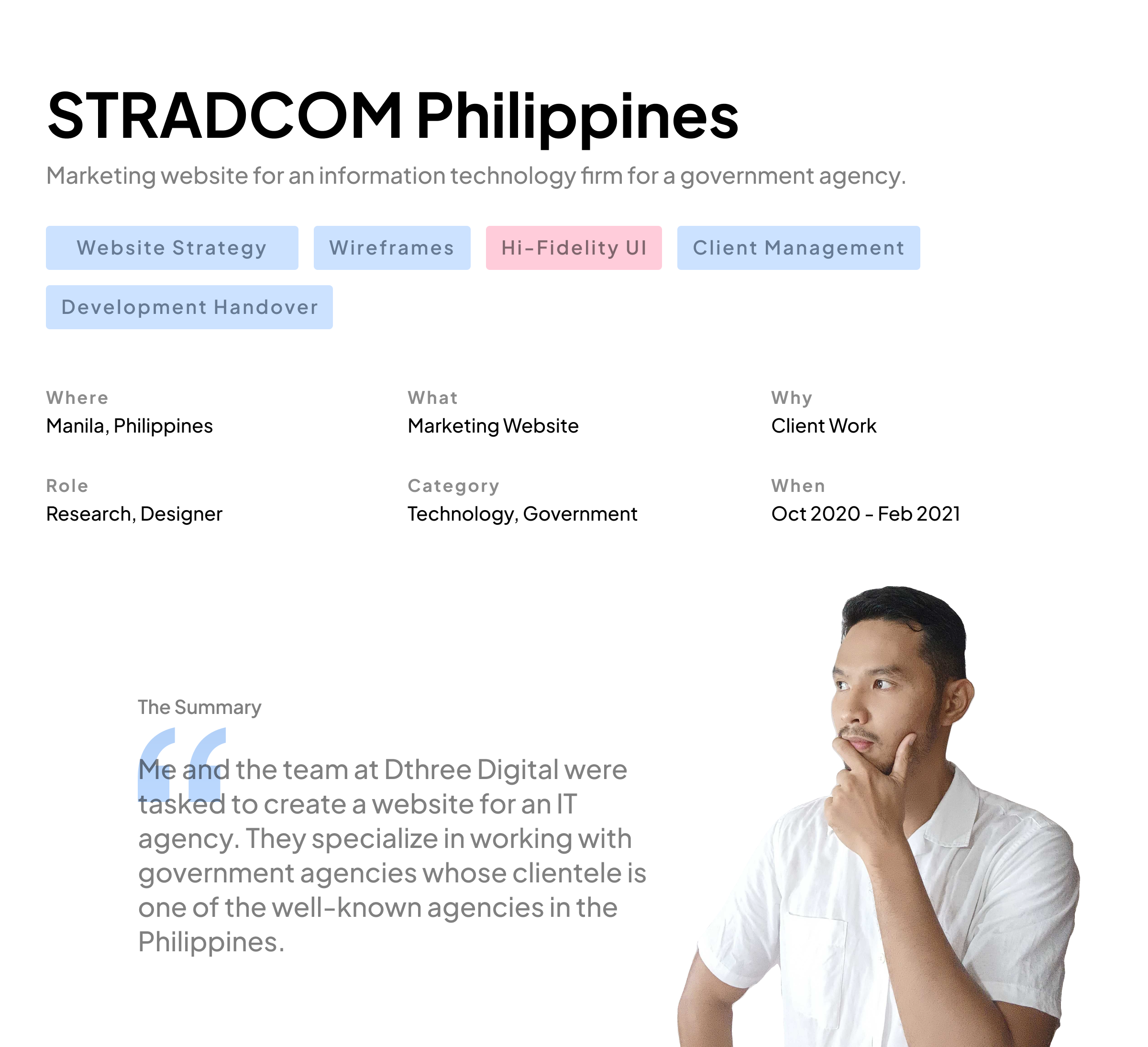 STRADCOM Philippines Website Design by John Zapido on Dribbble
