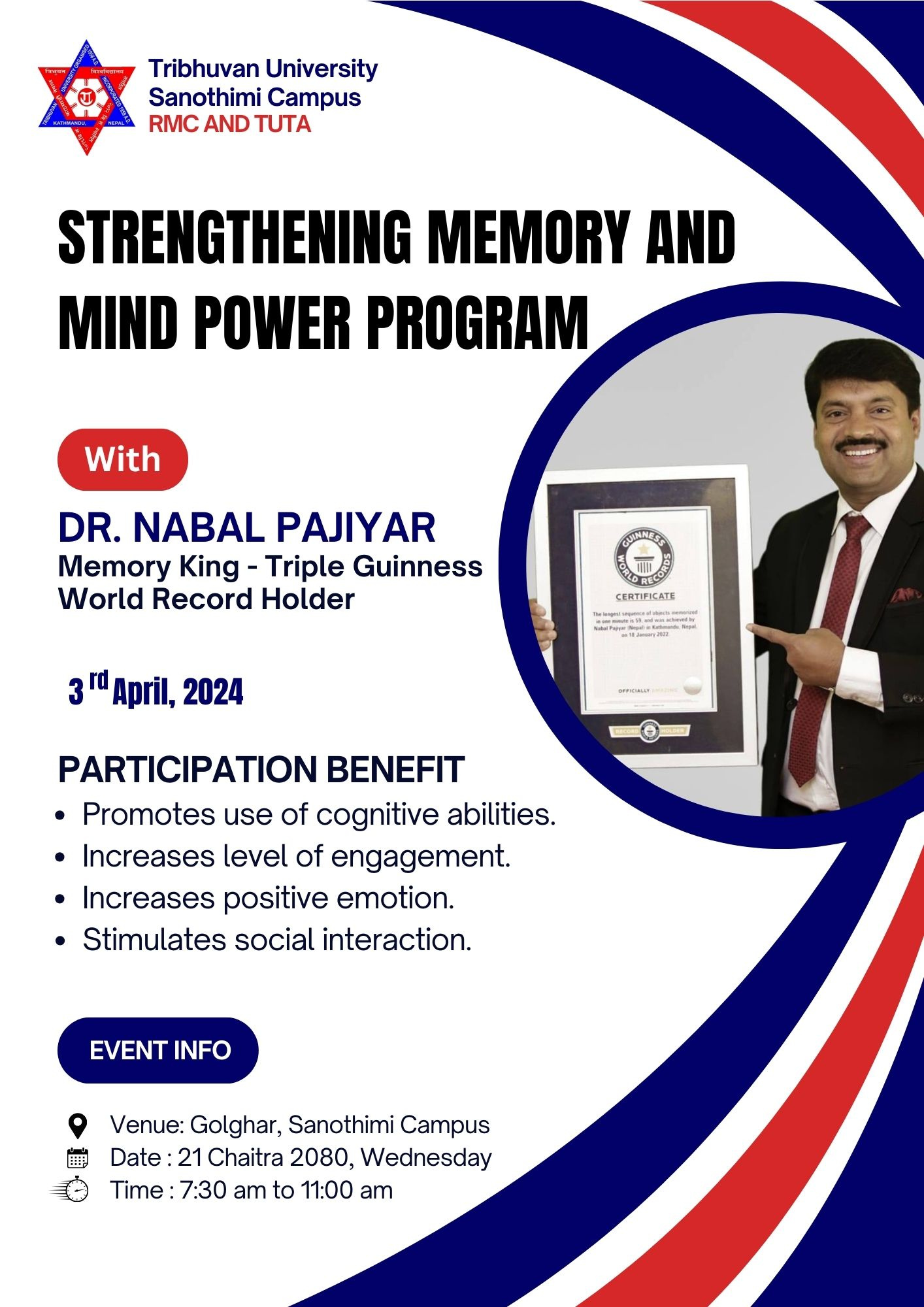 Strengthening Memory And Mind Power Program Flyer by Bishal Ghimire on ...