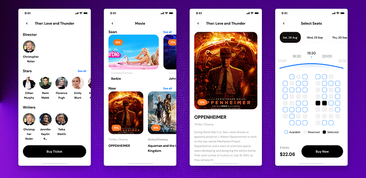 Ticket Booking Platform template 2024 by Vivek Kumar on Dribbble