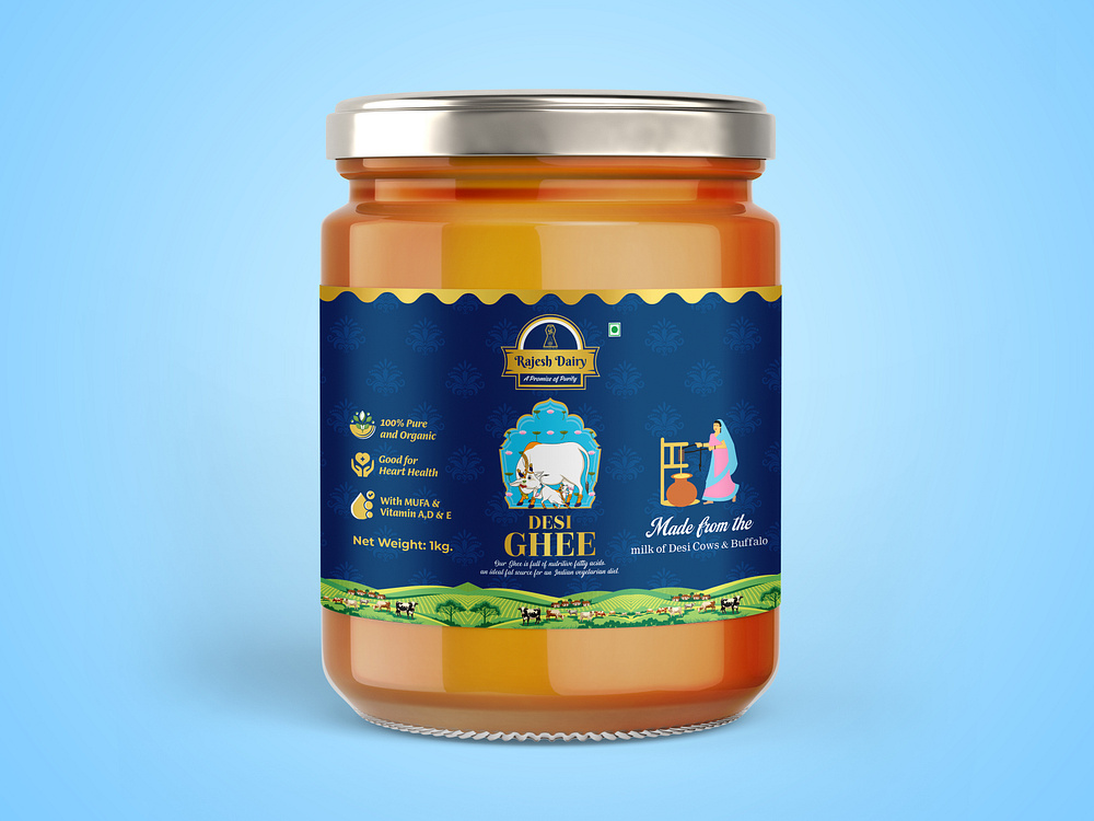 Ghee Label designs, themes, templates and downloadable graphic elements ...