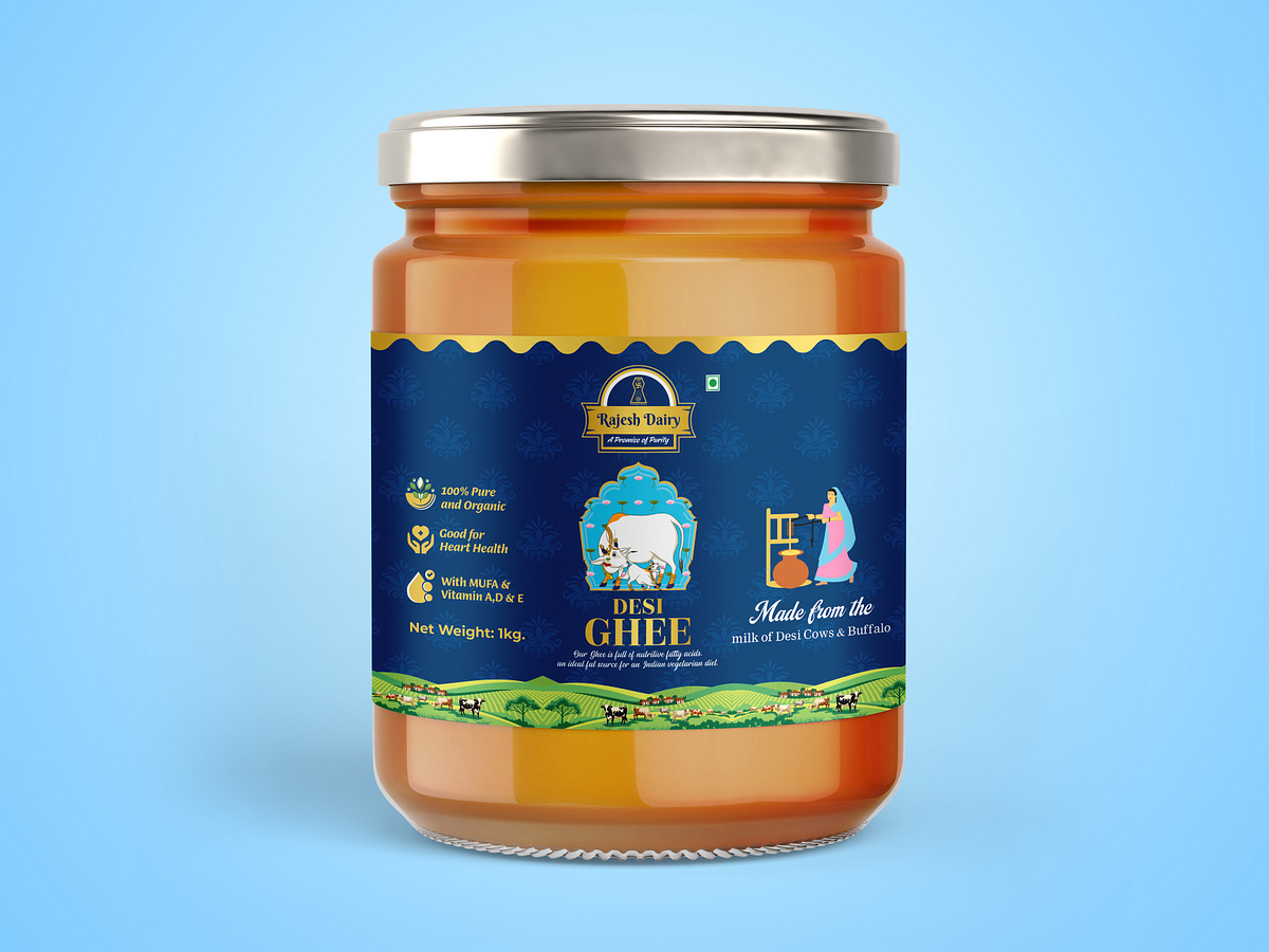 Ghee Label designs, themes, templates and downloadable graphic elements ...