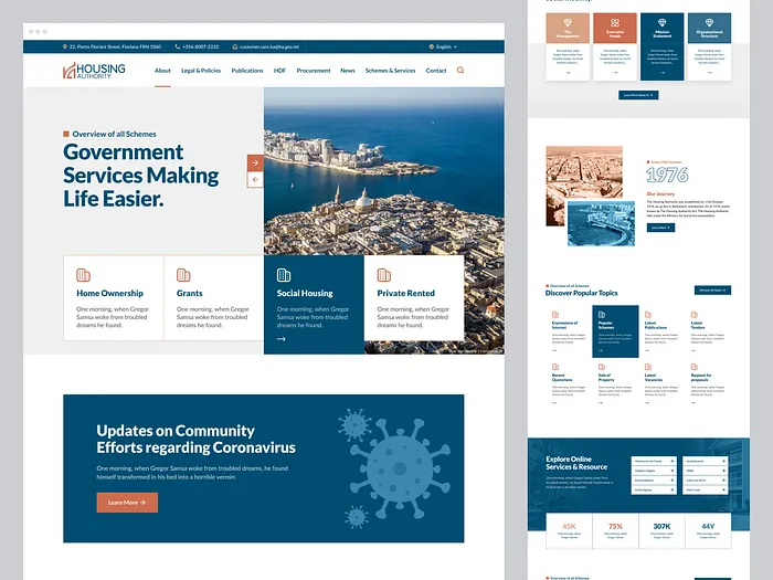 Government Website designs, themes, templates and downloadable graphic ...