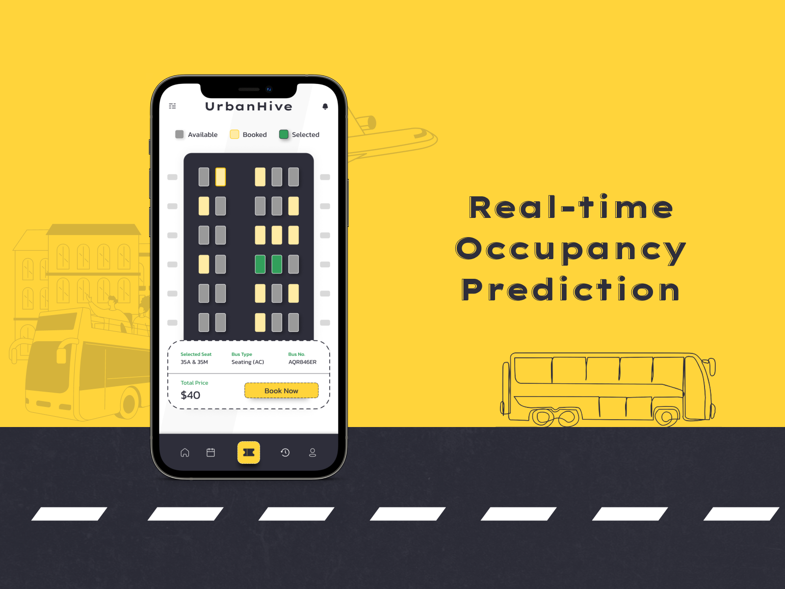 Public Transport App by Syndell on Dribbble