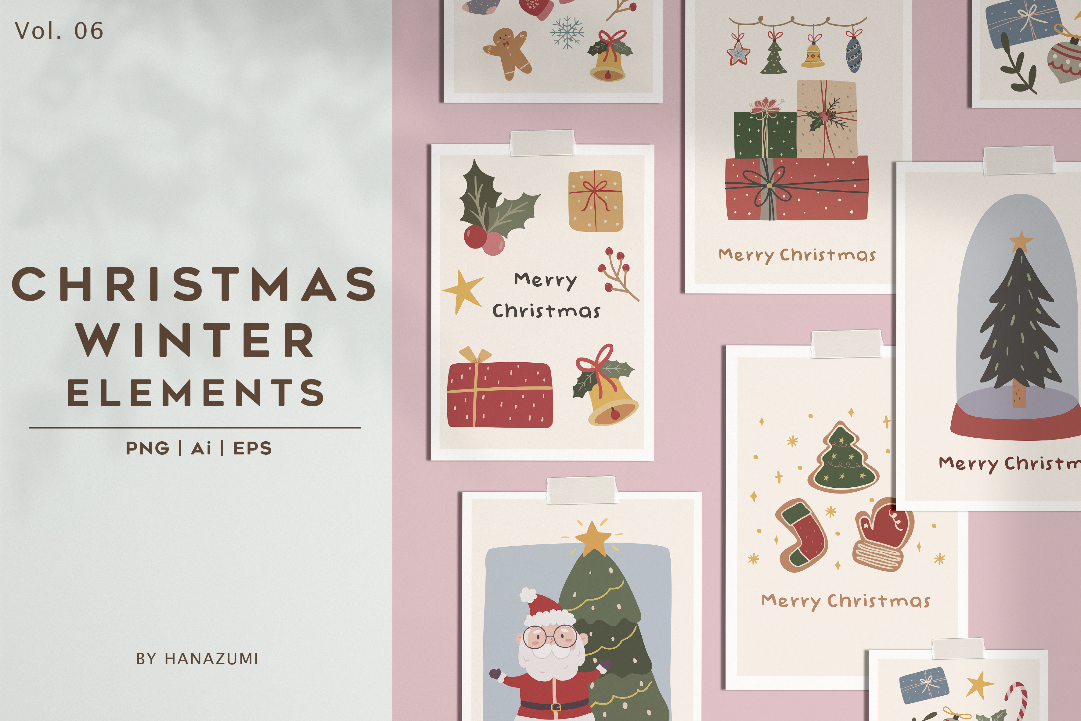 Christmas Sticker designs, themes, templates and downloadable graphic ...