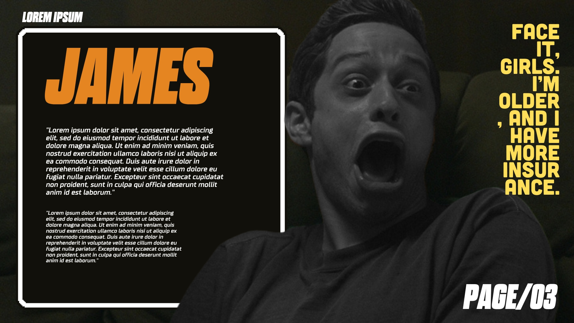 Comedy Film Pitch Deck Presentation by Raja Junaid Nadeem on Dribbble