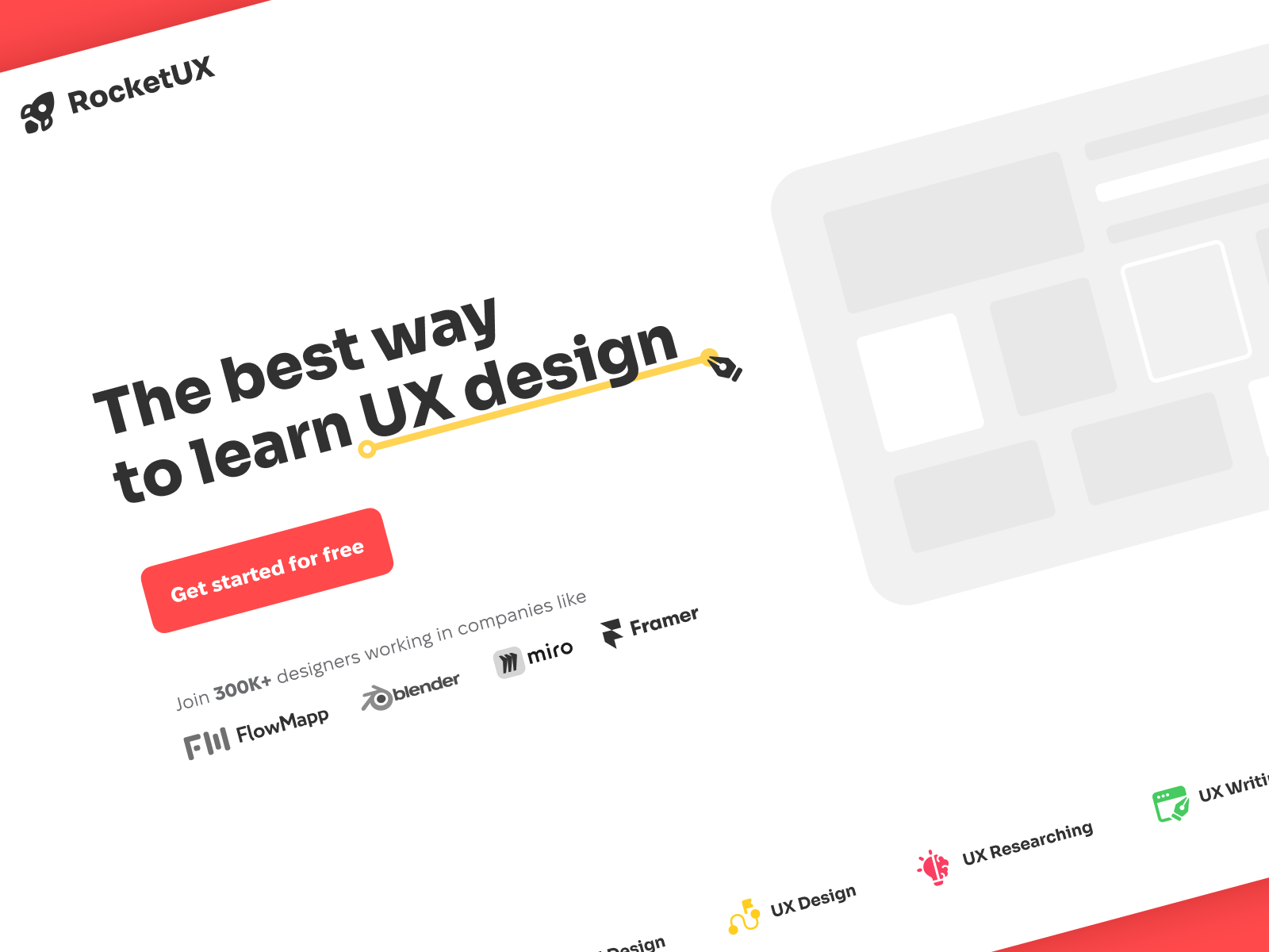 Concept for UX Design platform by Elena Chernyshova on Dribbble