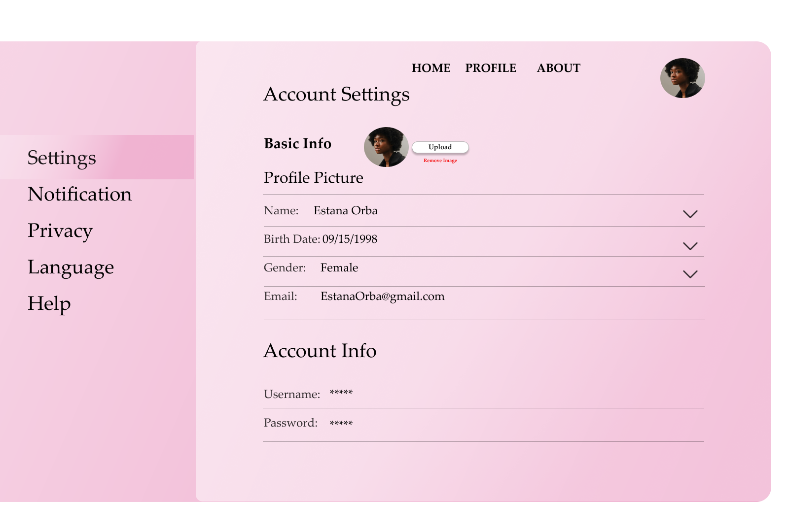 007 - Settings by MJ Davis on Dribbble