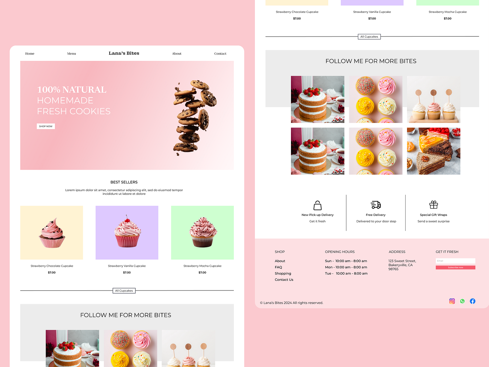 Bakery Website Ux/Ui Design by Fizra.Y on Dribbble