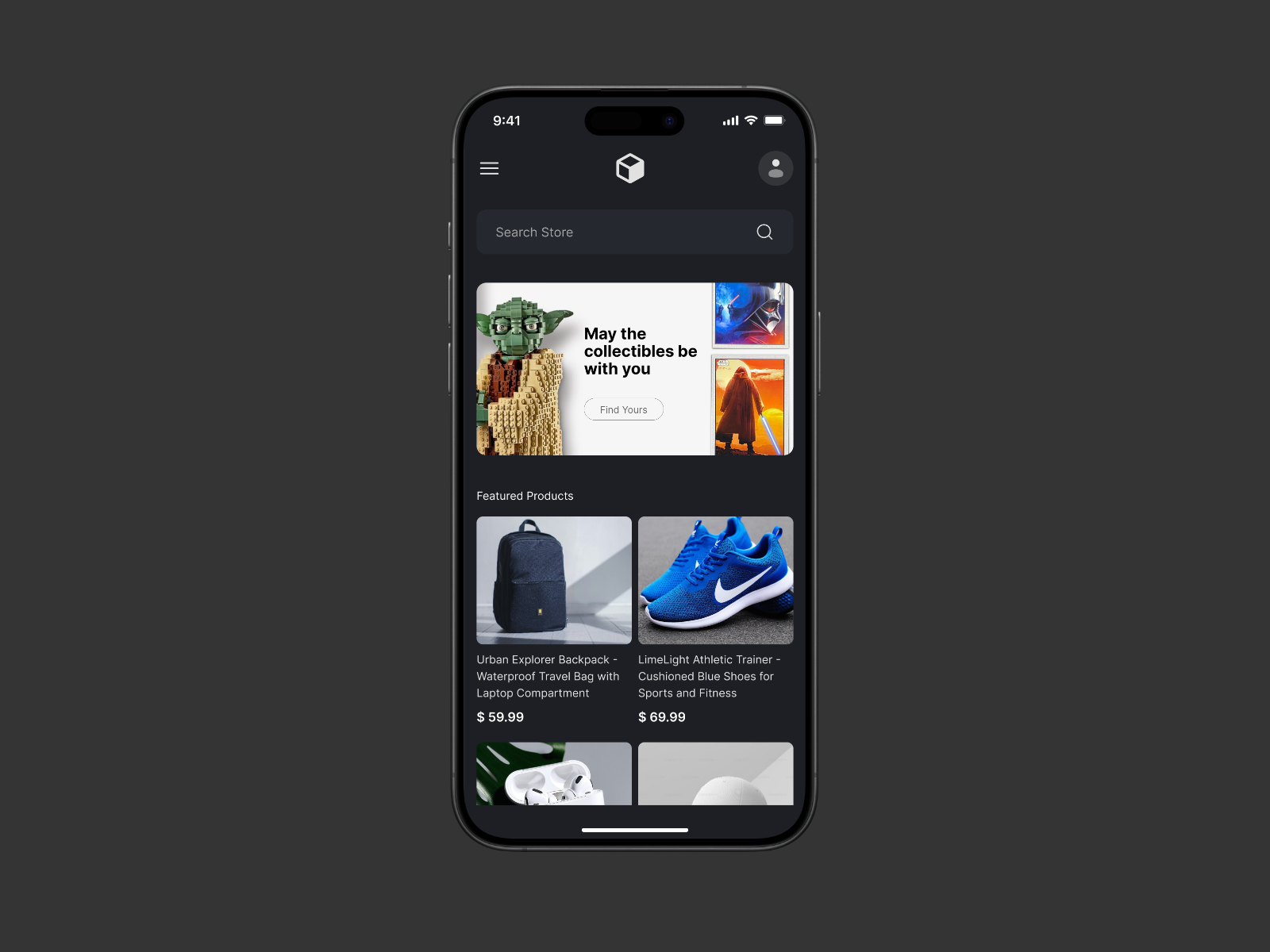 E Commerce Mobile App HomeScreen UI Design | Sleek & Modern by Vikas ...