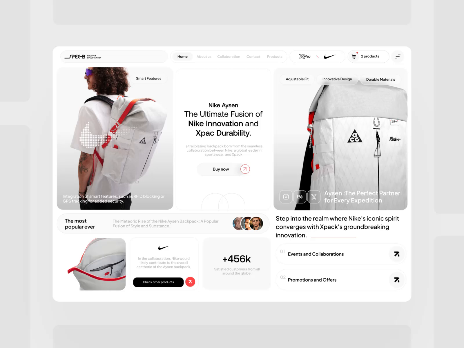 Nike Aysen Website Animation by Mohamad Shahrestani for XOLAB on Dribbble