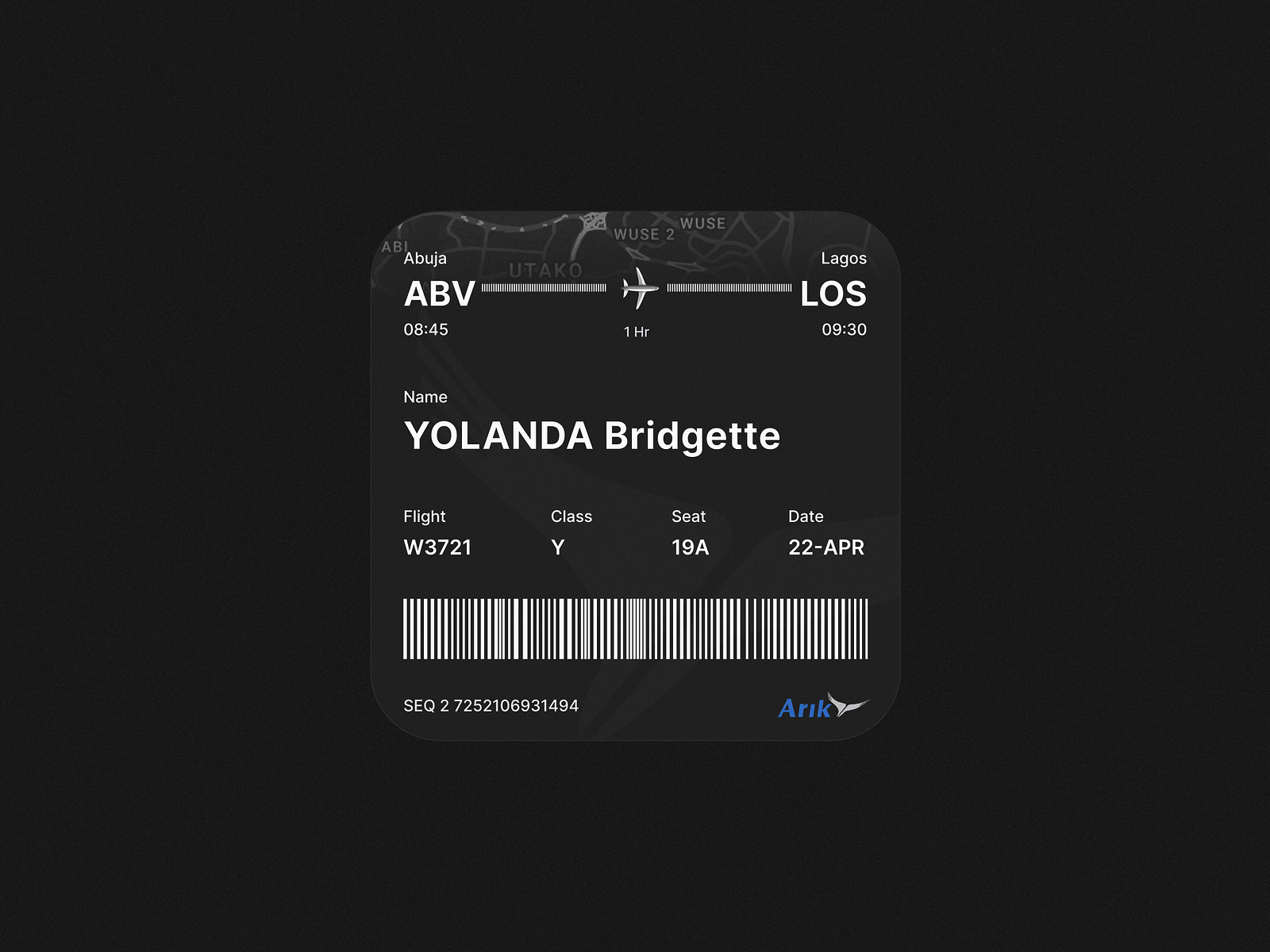 ️ Flight Widget By Bayo Faleke On Dribbble