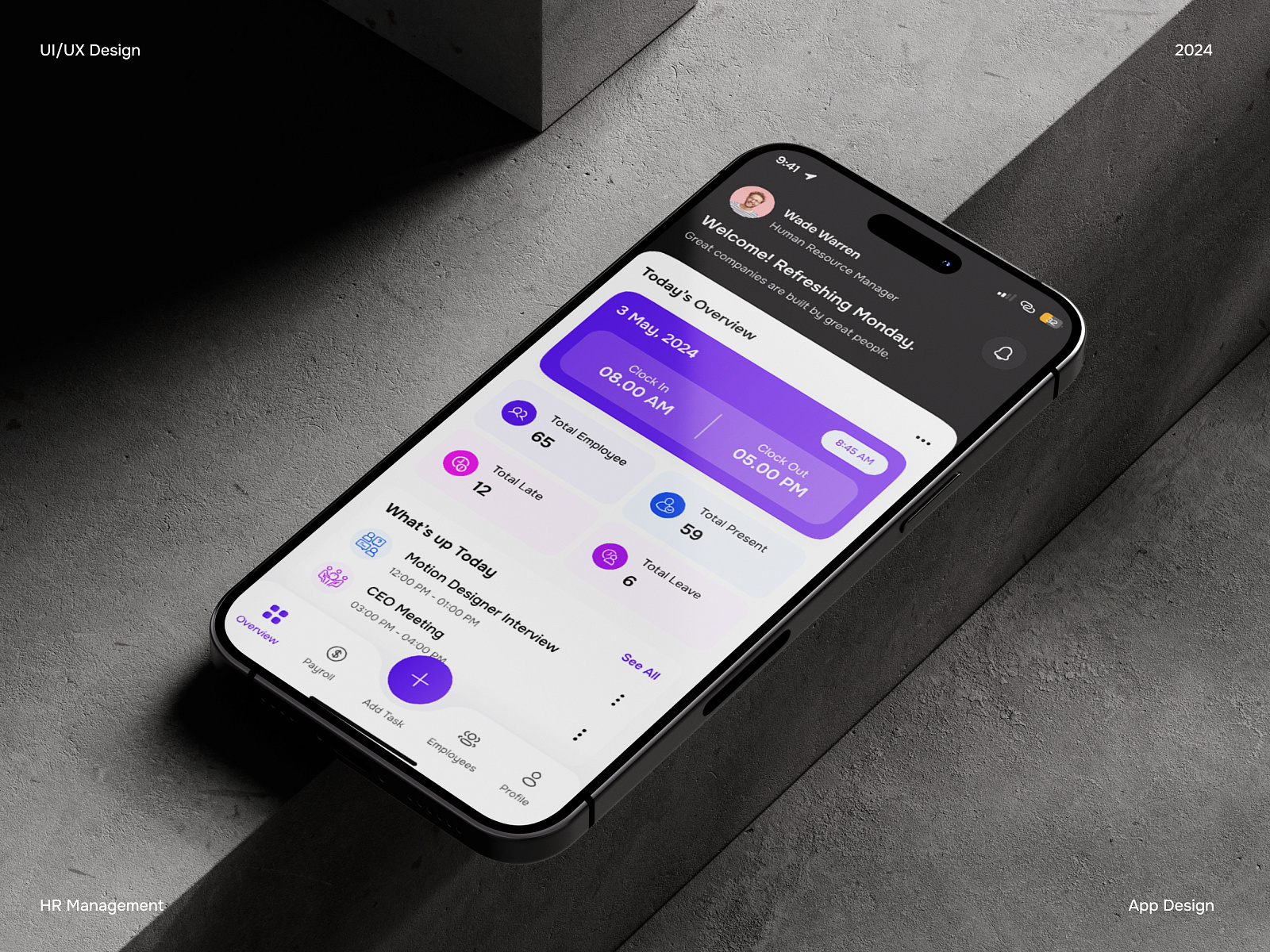 HR Management Mobile App UI Design by Opedia Studio on Dribbble