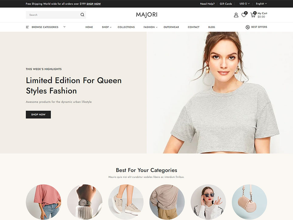 Apparel and Clothing Store Shopify 2.0 Responsive Theme by Theme Studio ...
