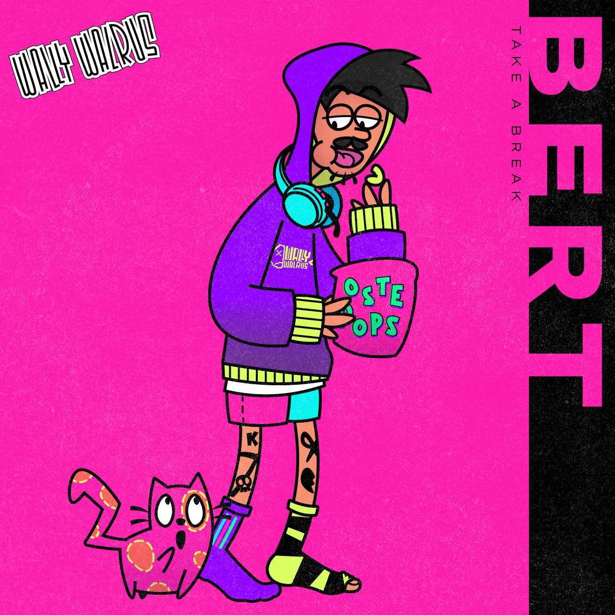 Bert the Nerd - Character Design by Wally Walrus on Dribbble