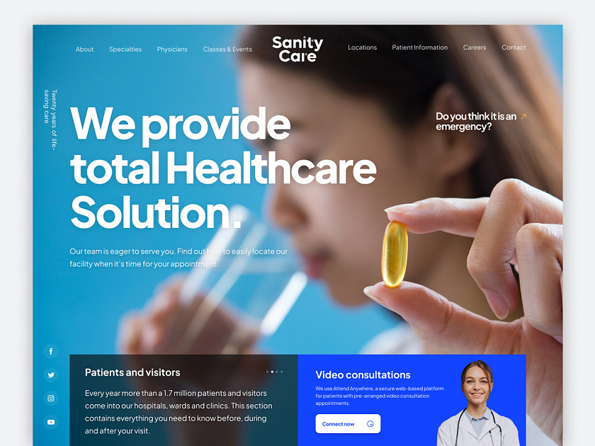 Browse thousands of Hospital Website images for design inspiration ...