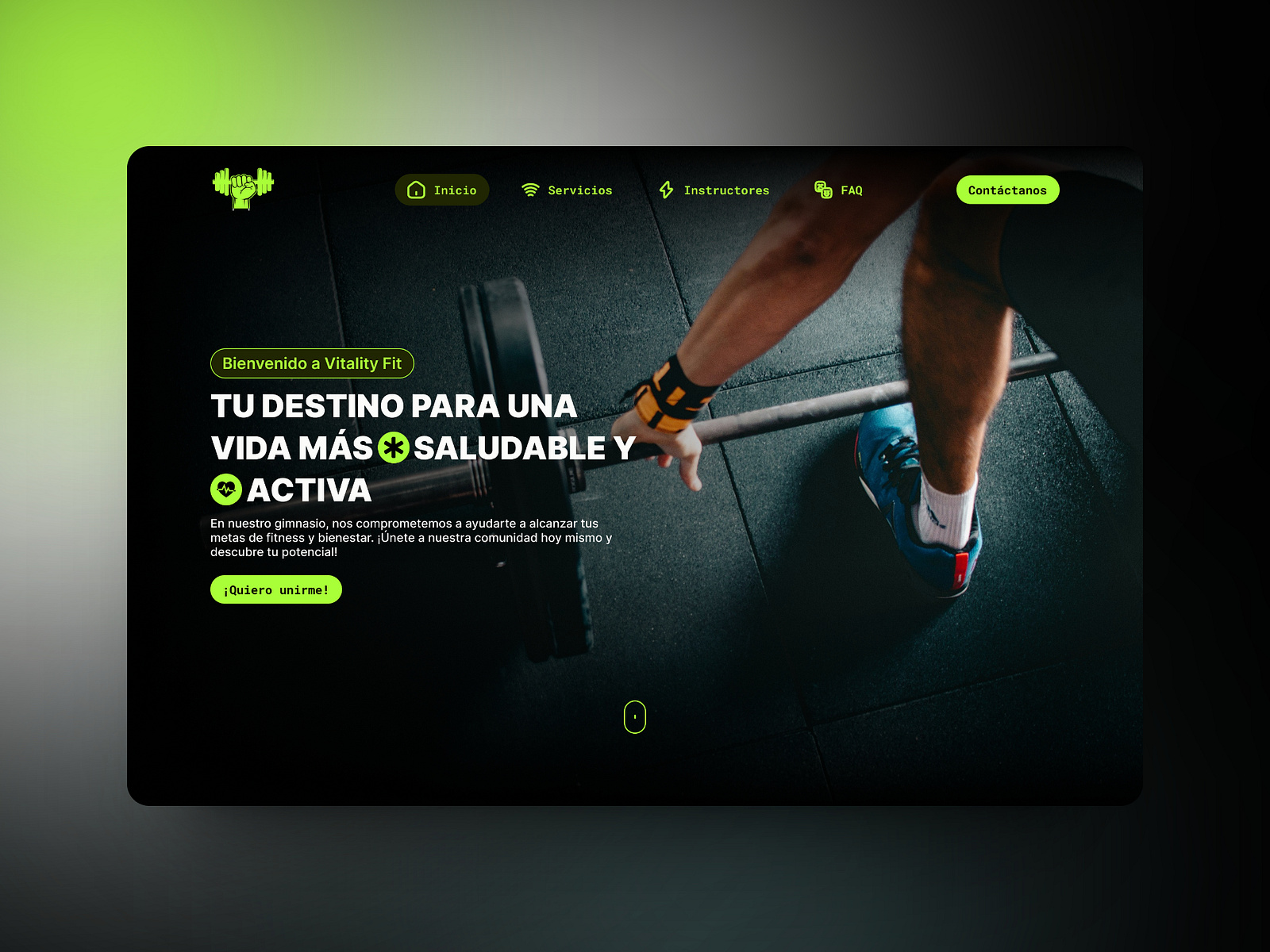 Gym Fitness - Web design by AR Labs & Vision on Dribbble