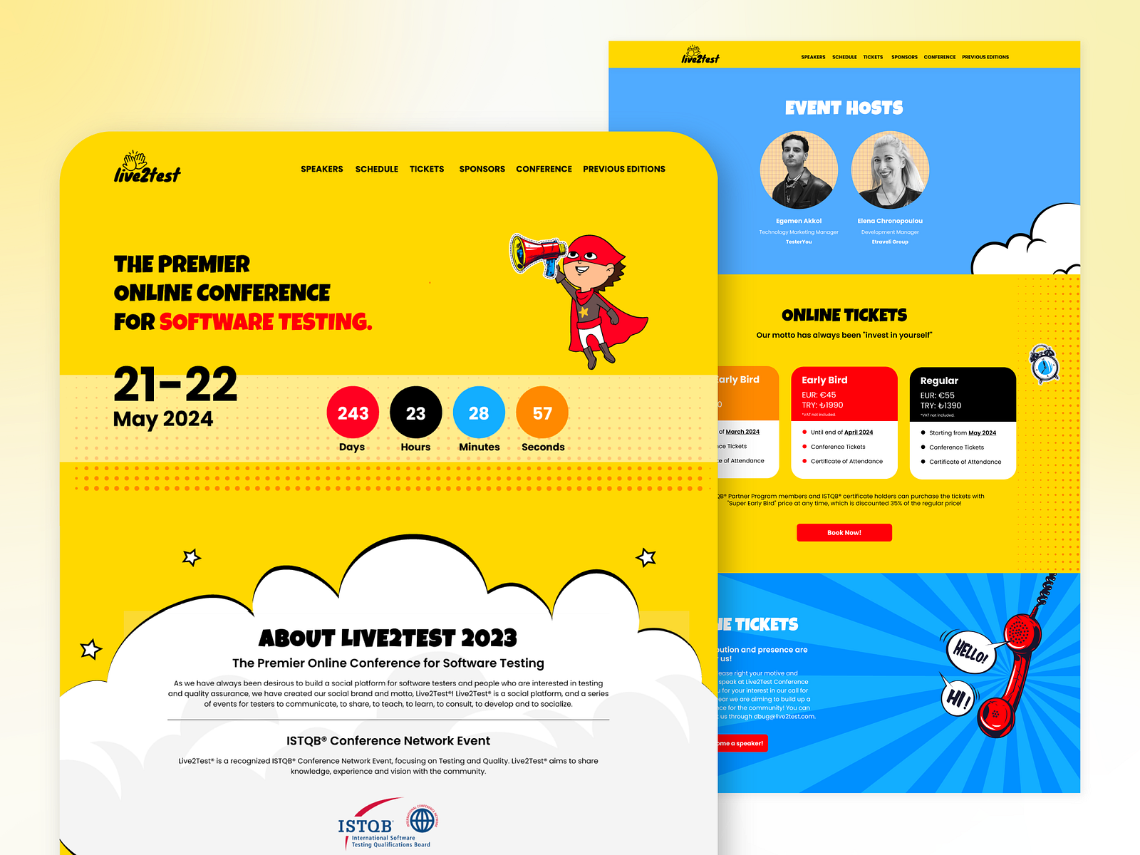 Live2Test Web UI /UX Design - Superhero Theme by İrem Türkkan on Dribbble