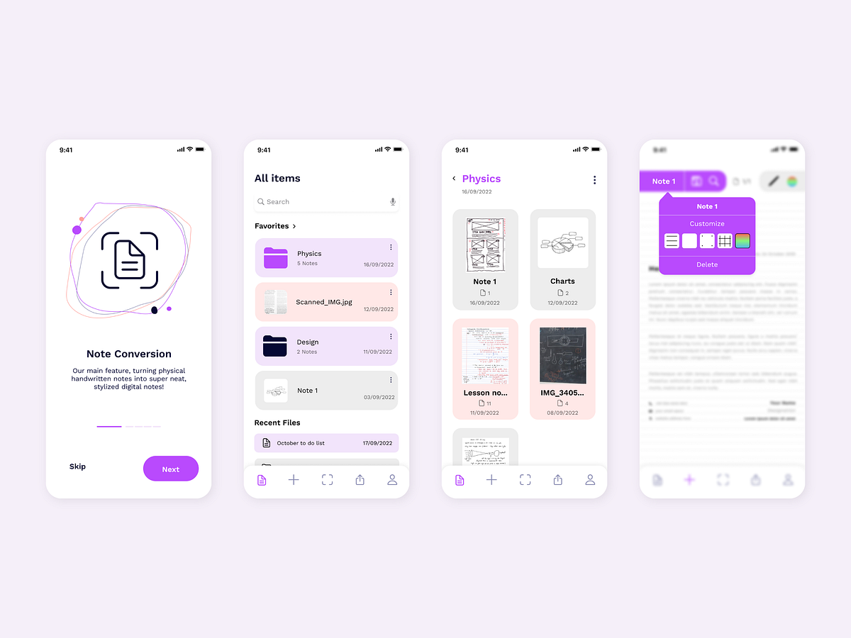Browse thousands of Note Taking images for design inspiration | Dribbble