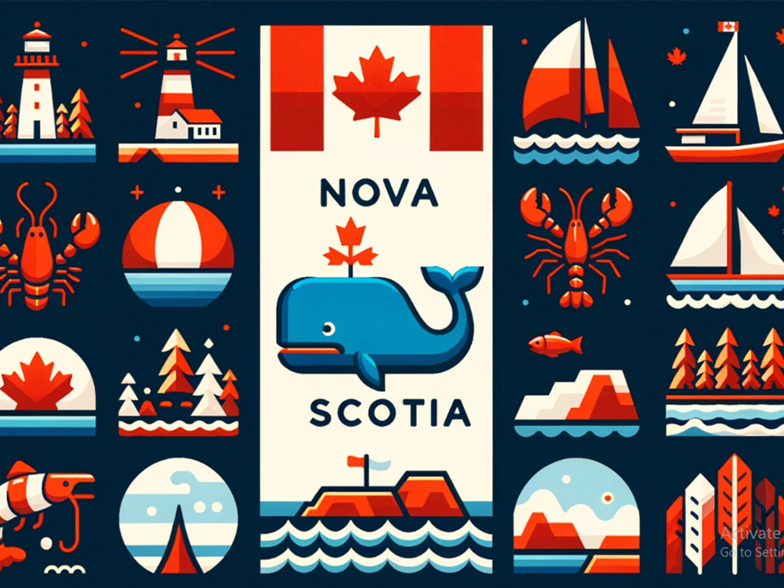 Nova Scotia Icons Collection by Inthi Zamora on Dribbble