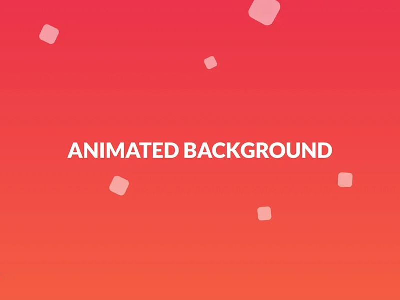 CSS Animated Background by codingflicks on Dribbble