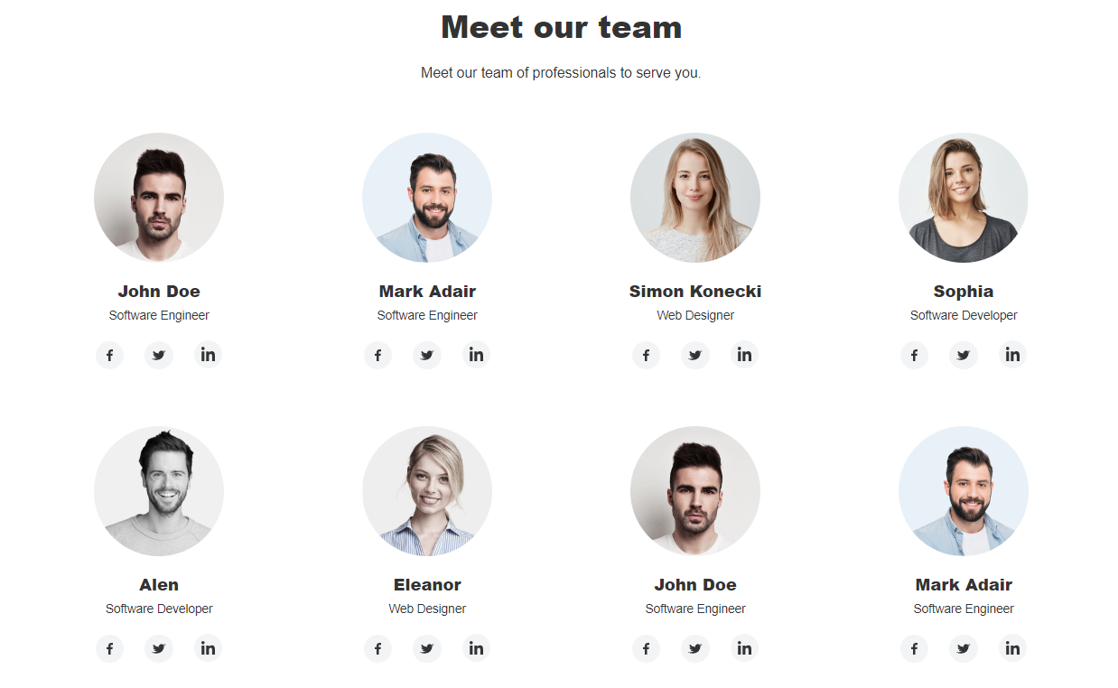 ReadymadeUI Team Section Template by ReadymadeUI on Dribbble