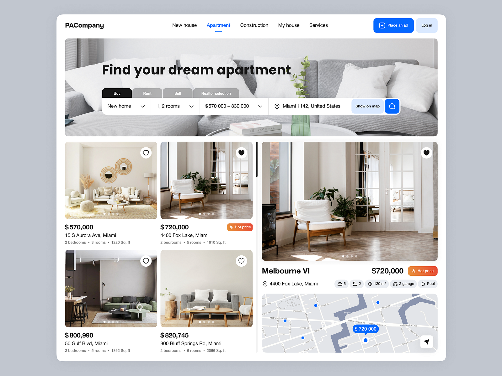 Real Estate Marketplace Design Concept by Ronas IT | UI/UX Team on Dribbble