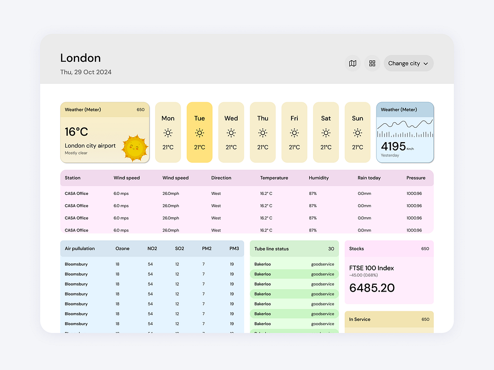 Weather Web App designs, themes, templates and downloadable graphic ...