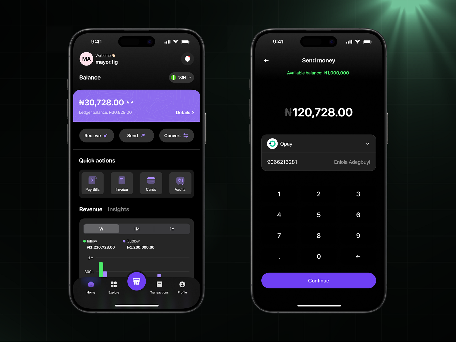 Paybox: Send money by Mayor.fig on Dribbble