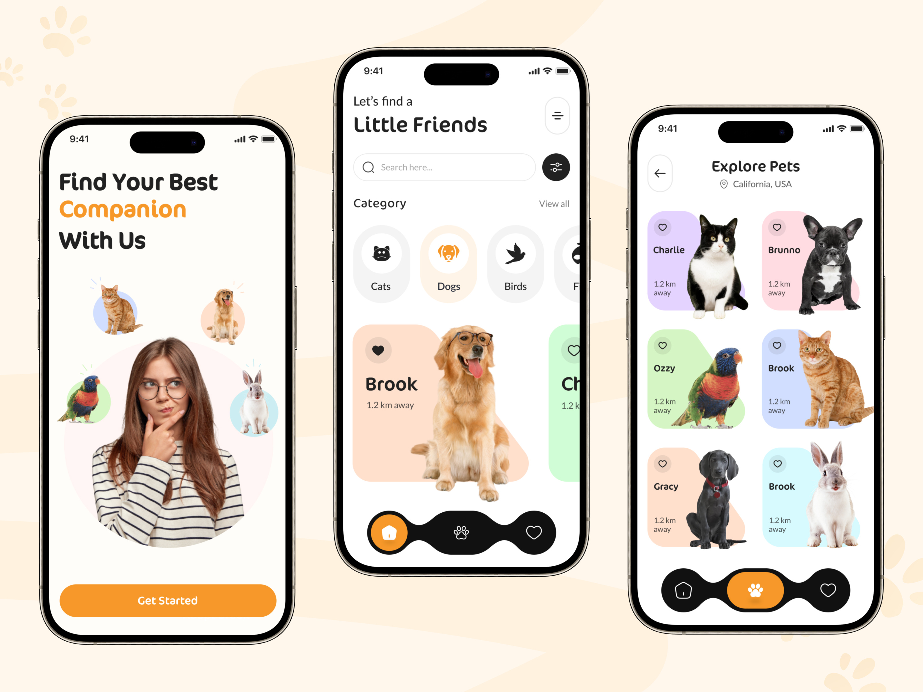 Pet Adoption App by MindInventory UI/UX for MindInventory on Dribbble