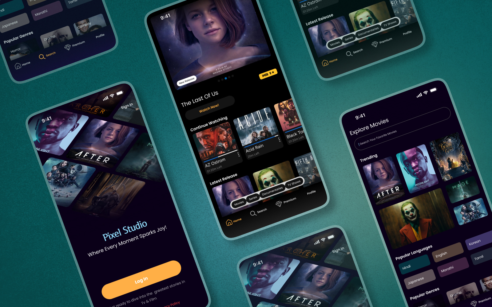 Media & Entertainment App Design by SPEC INDIA on Dribbble