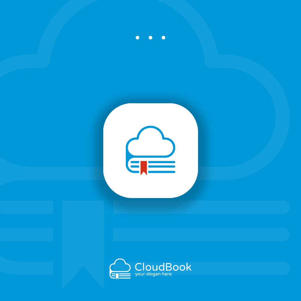 Cloud Book Logo by Djjeep_Design on Dribbble