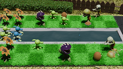 Plants VS Zombies Realistic by Dominik on Dribbble