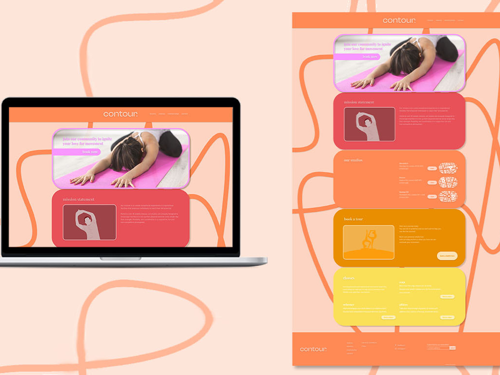 Contour - UI/UX design by Alina A on Dribbble