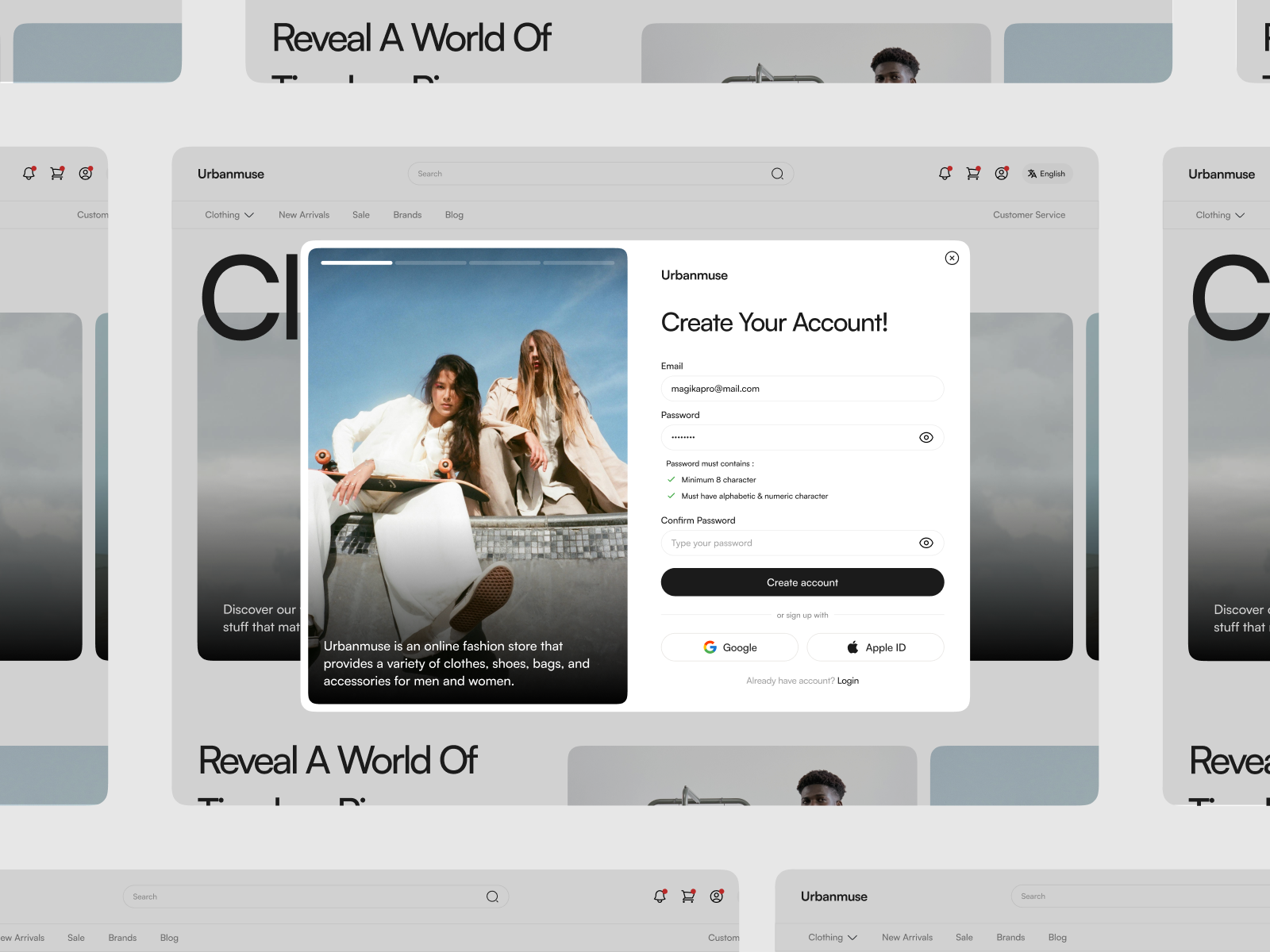 Browse thousands of Ecommerce Login UI images for design inspiration ...