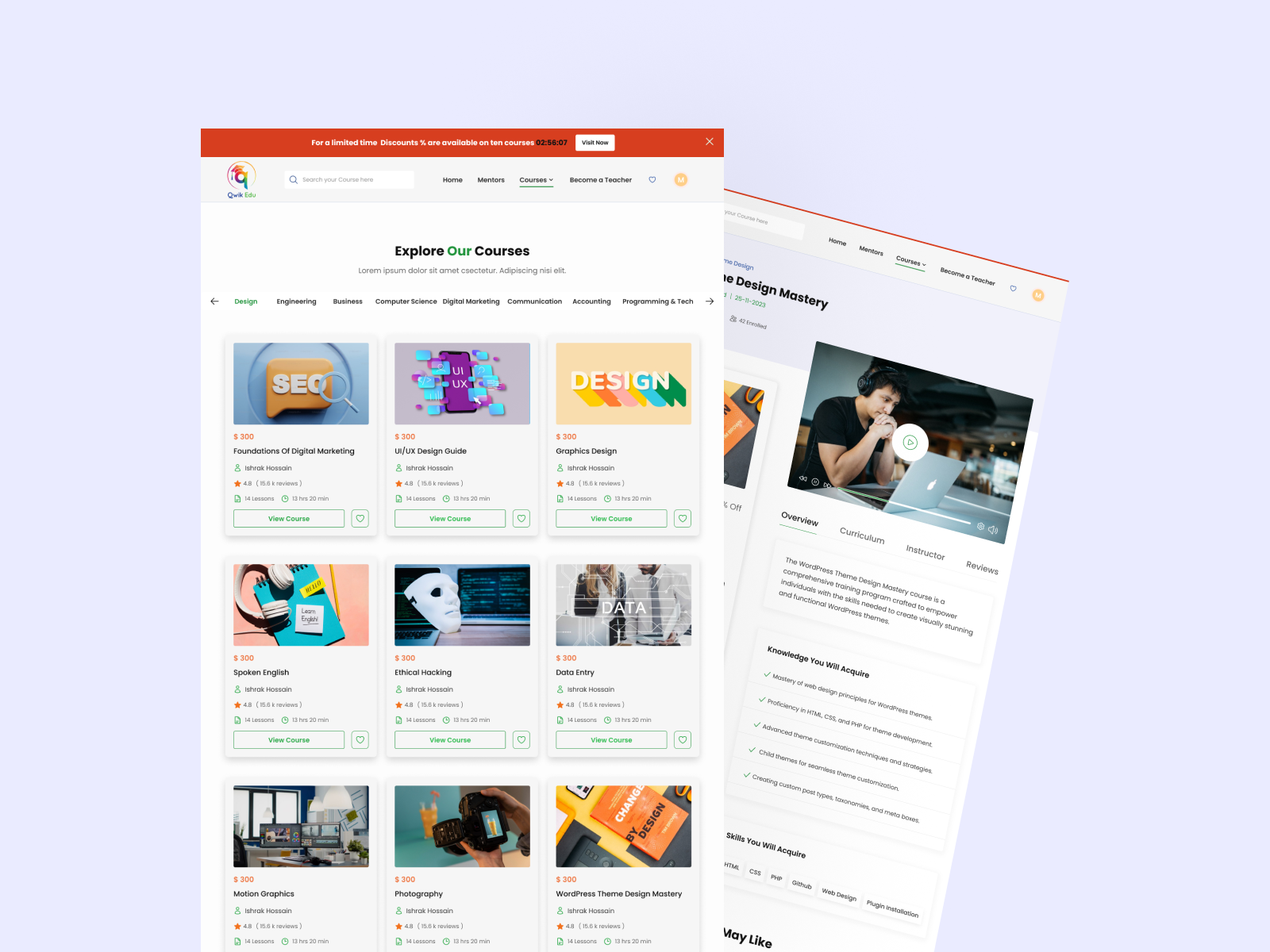 E-Learning Platform Project by Hasin Ishrak Khan on Dribbble