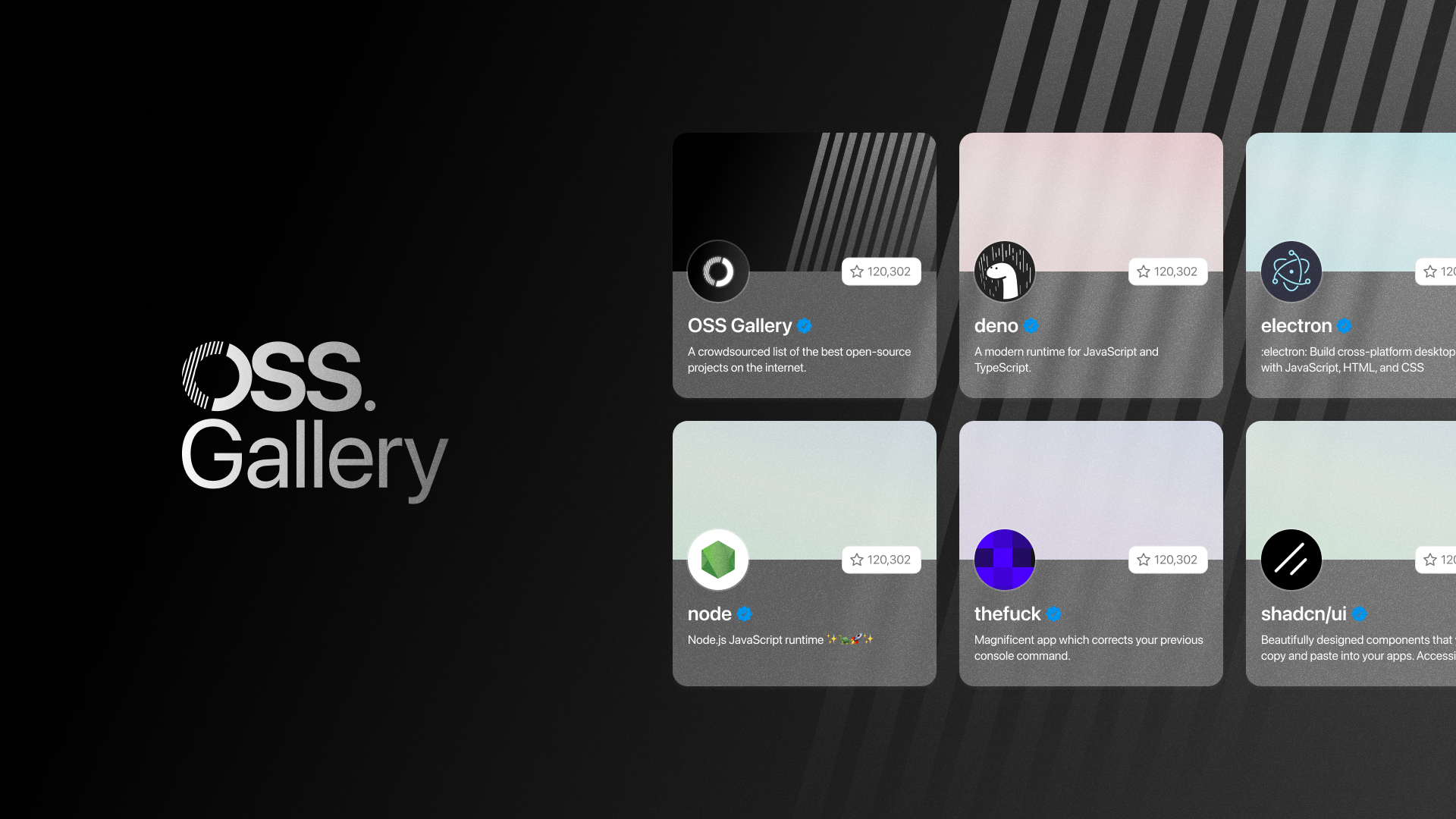 OSS.gallery by Jades Agency on Dribbble