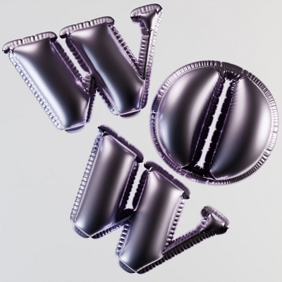 3D Typography - Inflated Objects by Ayush Kumar | Spexypants on Dribbble