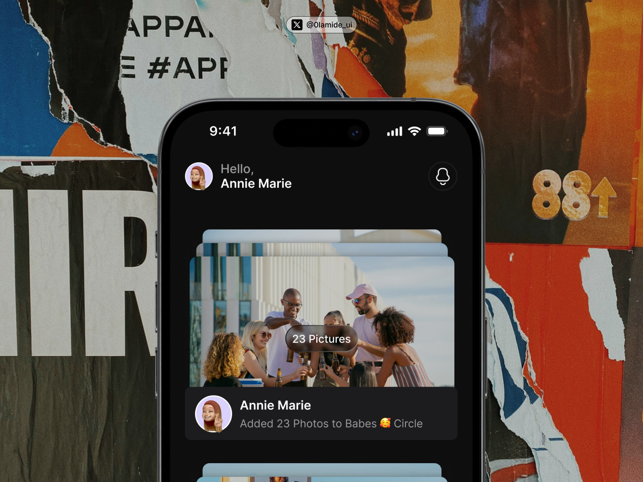 Picture Sharing App by Adeniyi Olamide Jonathan on Dribbble