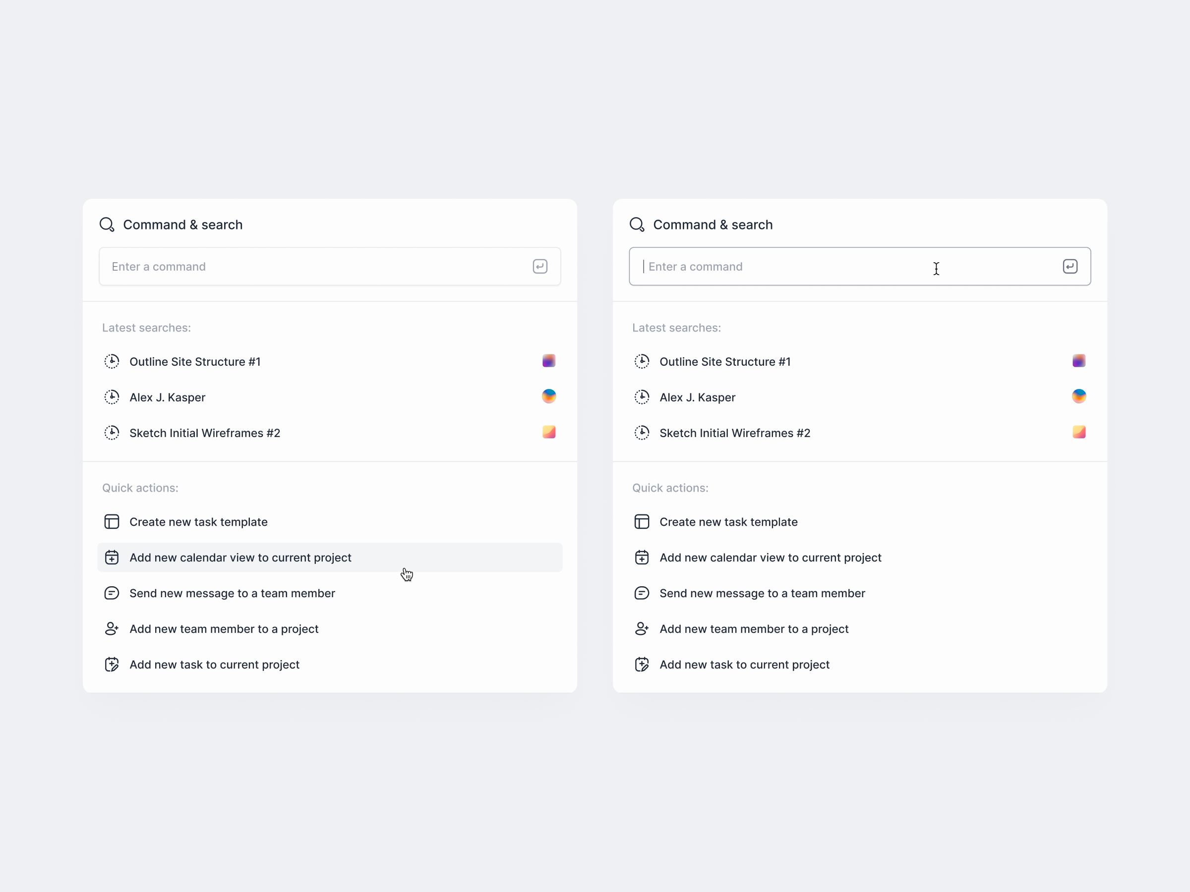 Command & Search by Louis Nguyen on Dribbble
