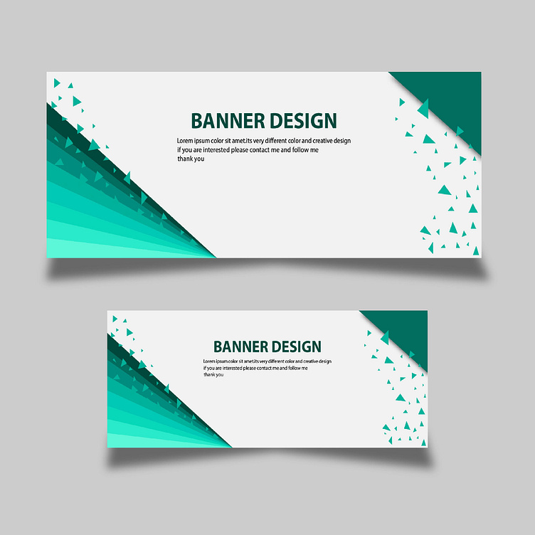 creative banner design by Monira Jahan on Dribbble