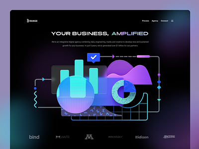 3D illustrations for Range by Vivivian for Vitality Studio on Dribbble