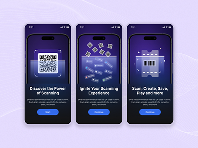 Scanner - ios app onboarding design by Kais Rayhan on Dribbble
