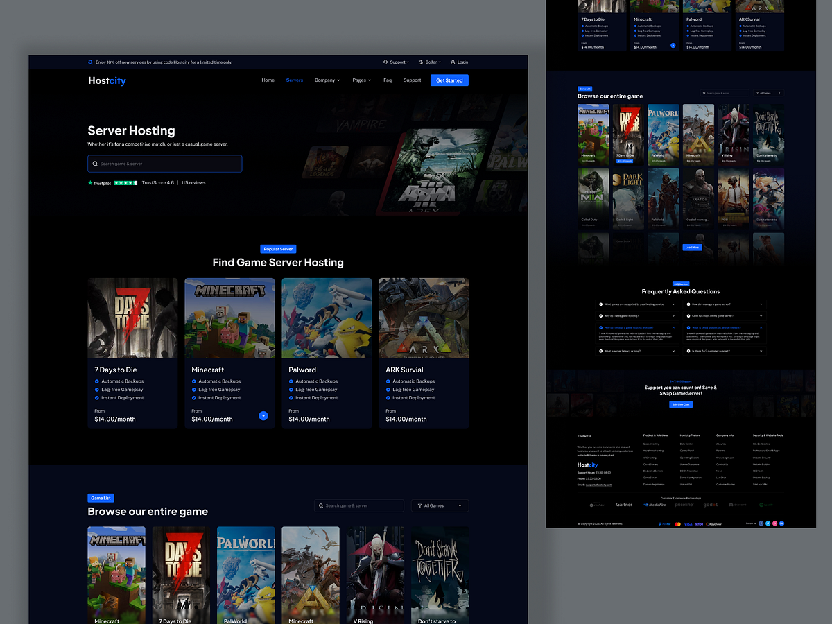 Virtual Gaming Platform by ThemeTags 🏅 on Dribbble