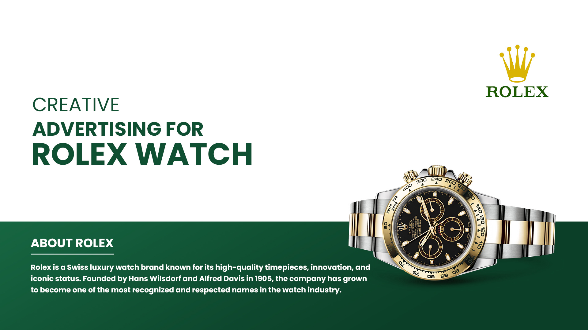 Rolex watches Social media promotional ads by HIMEL GFX on Dribbble